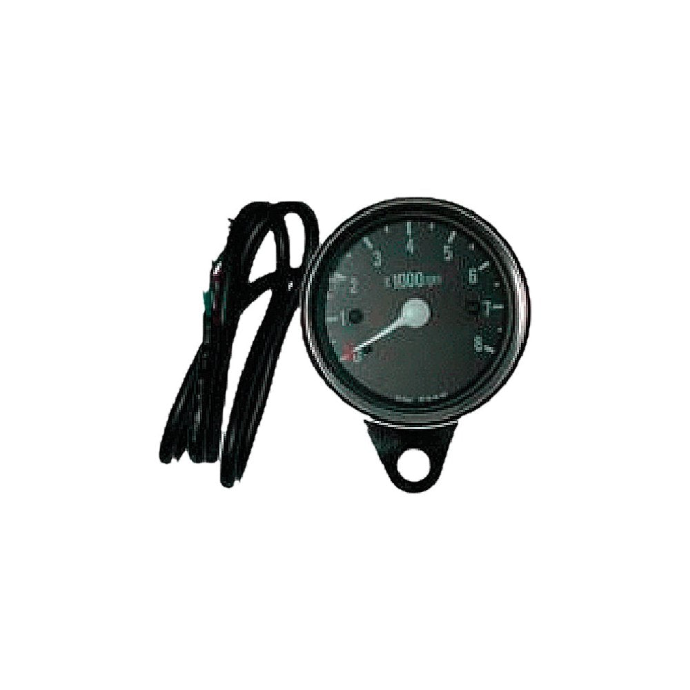 Mini 8000 Rpm Tachometer Black Face – SistersMoto