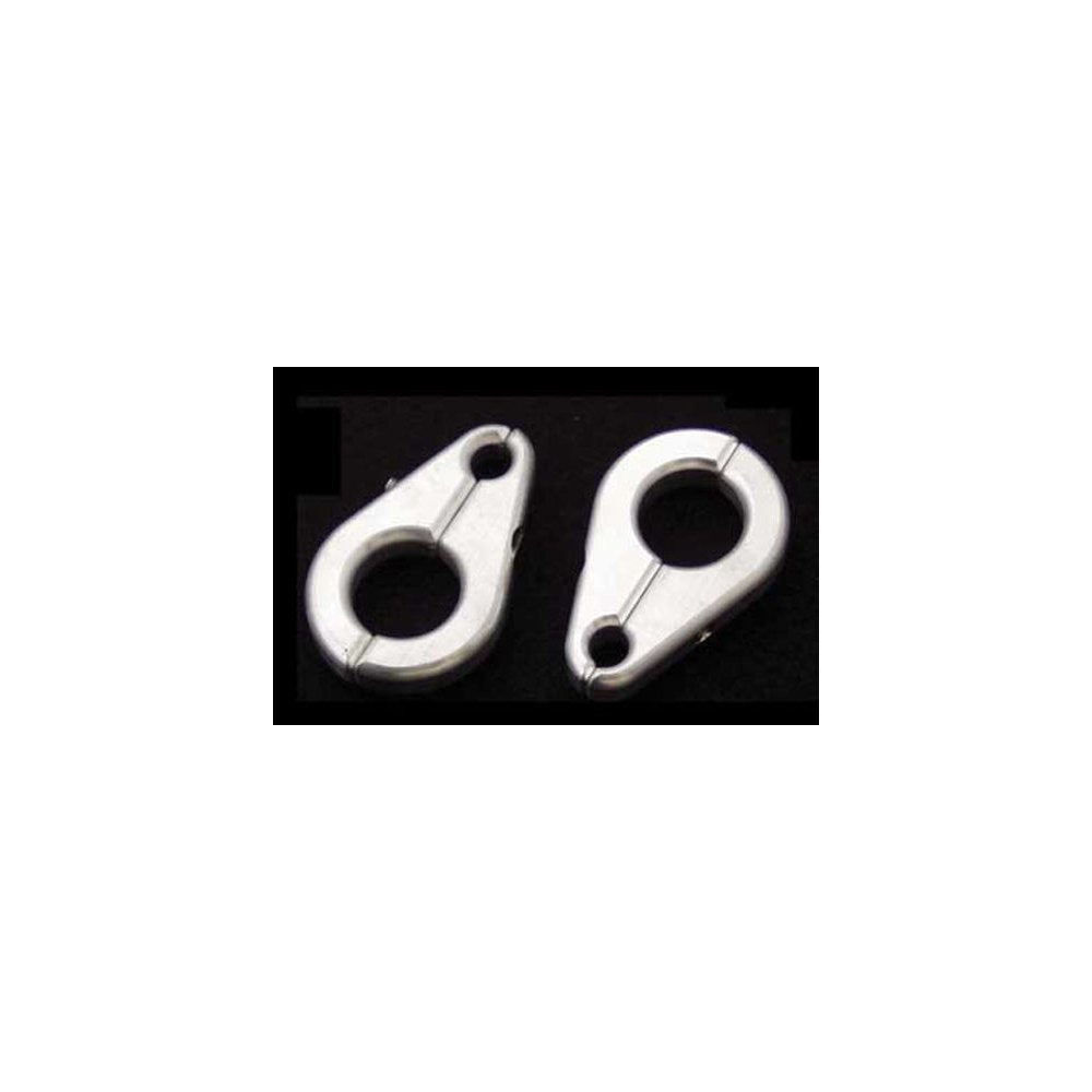 Brake Line Clamp 1"Arm X 5/16" Line (Silver) – SistersMoto